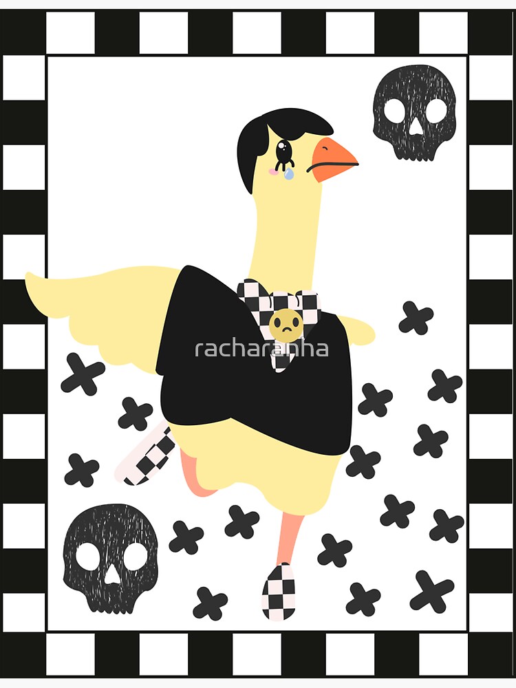 "Emo Duck" Sticker by racharanha | Redbubble