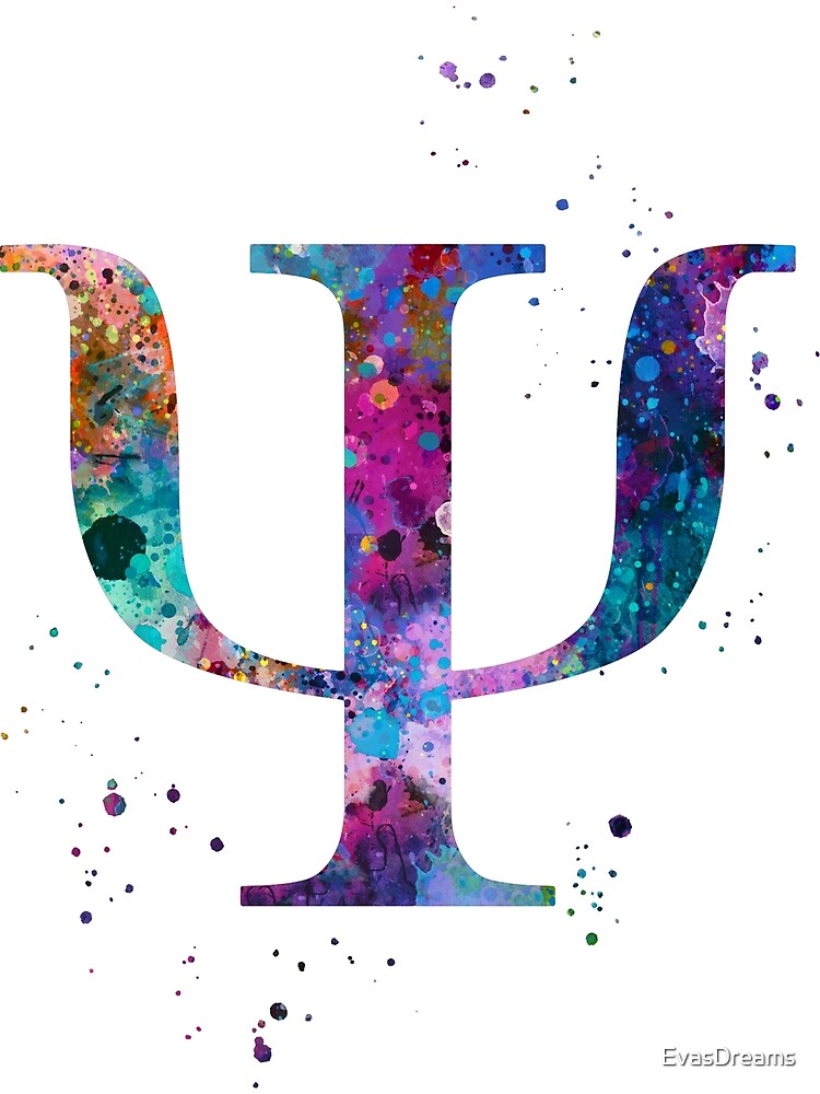 Póster «Símbolo de psicología psi» de EvasDreams | Redbubble