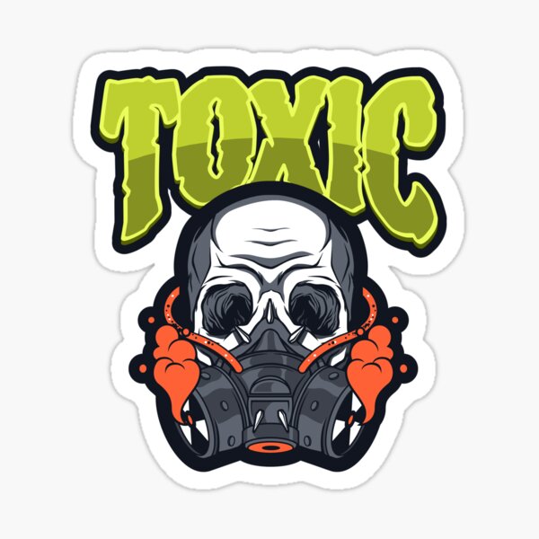 "toxic people" Sticker by MoloonLabe | Redbubble