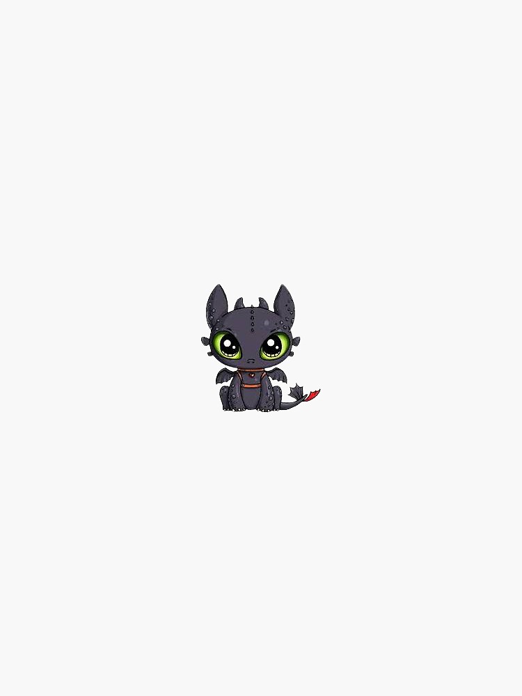 "toothless mini" Sticker for Sale by king-kel | Redbubble