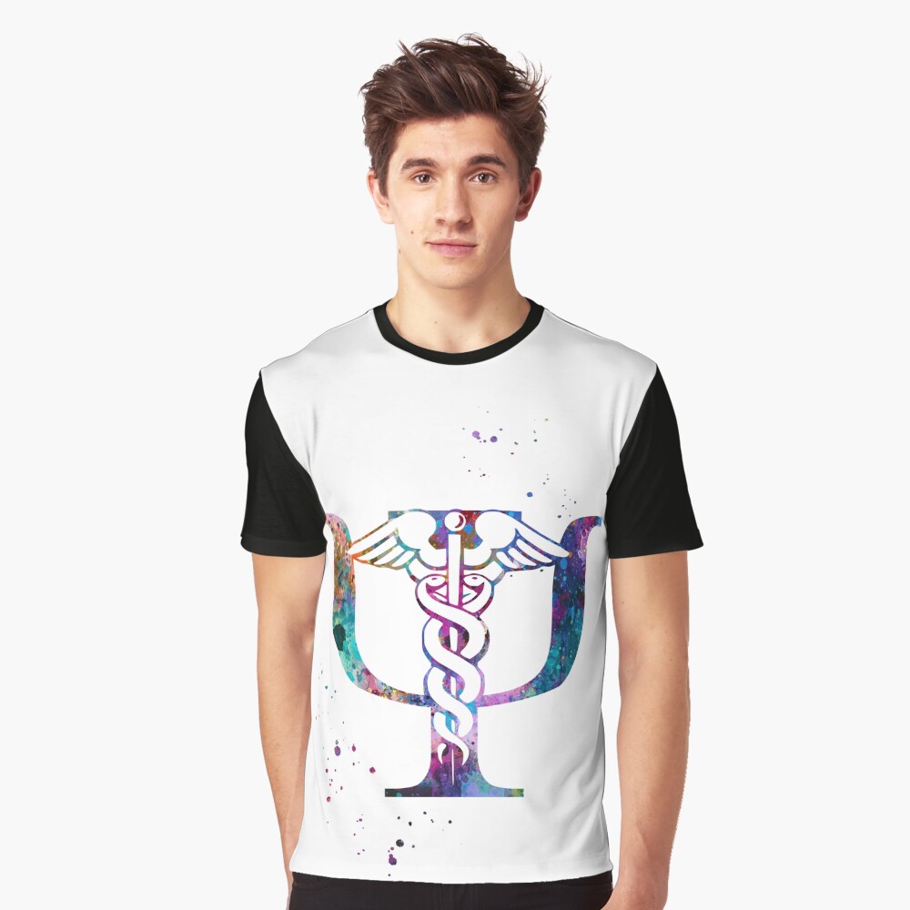 Pegatina for Sale con la obra «Símbolo de psiquiatría Psi y Vara de ...