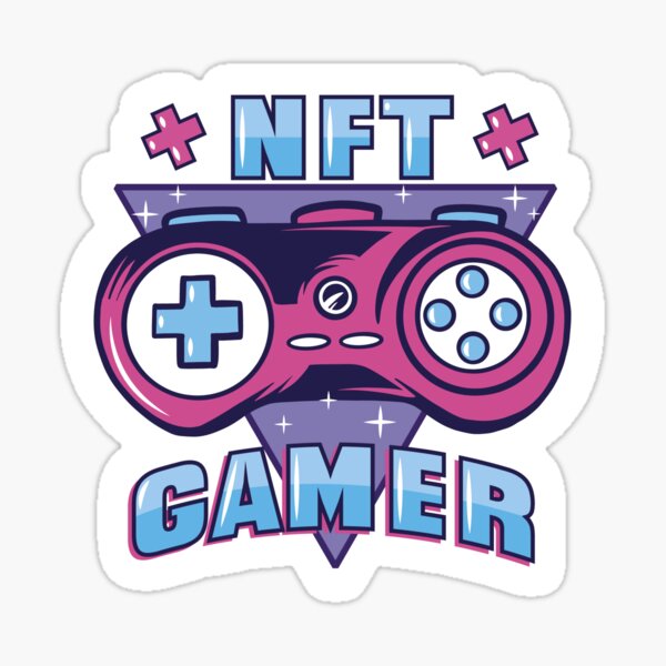 "NFT T Shirt - NFT Gamer, Crypto Gaming " Sticker for Sale by nft ...