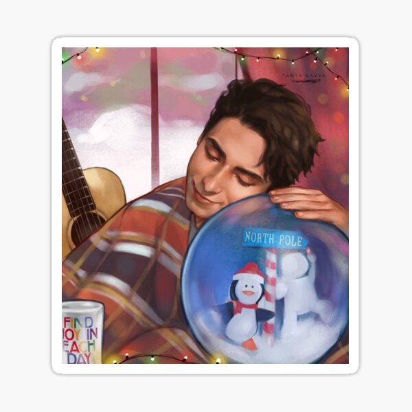 "Aidan Gallagher Artwork" Sticker for Sale by tanyagavva | Redbubble