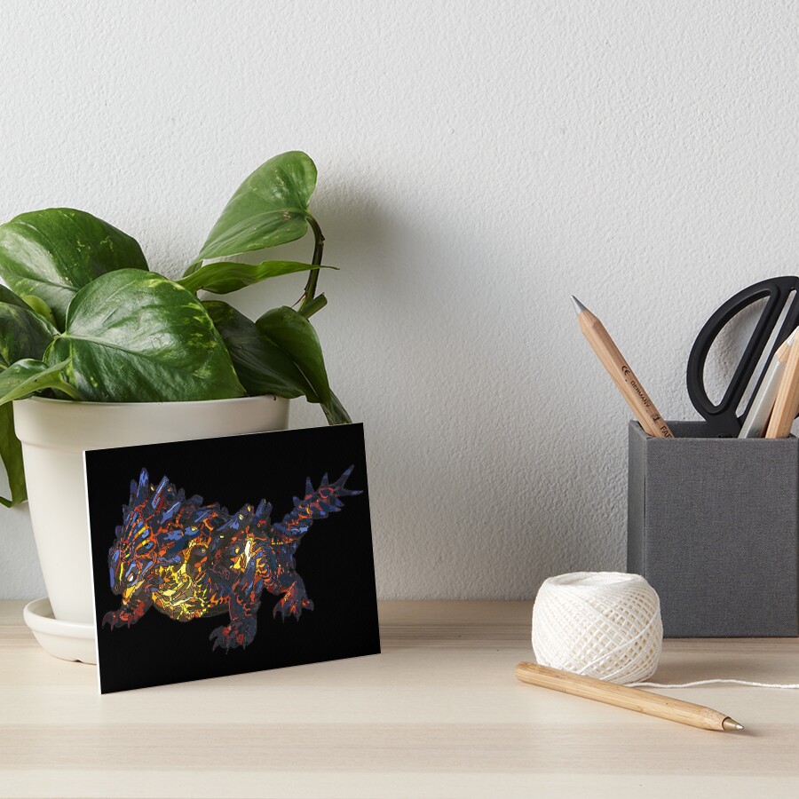 "ARK Magmasaur" Art Board Print for Sale by ChrisBManos | Redbubble