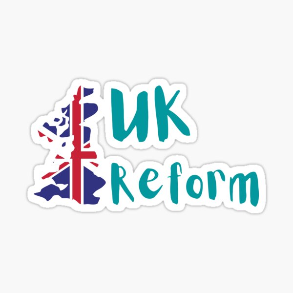 "UK Reform Party" Sticker for Sale by yanginter1908 | Redbubble