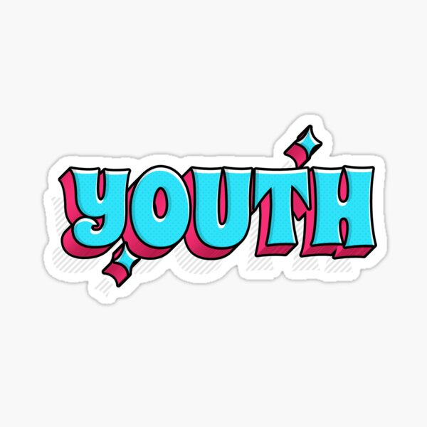 "Youth" Sticker for Sale by pectorestudio | Redbubble