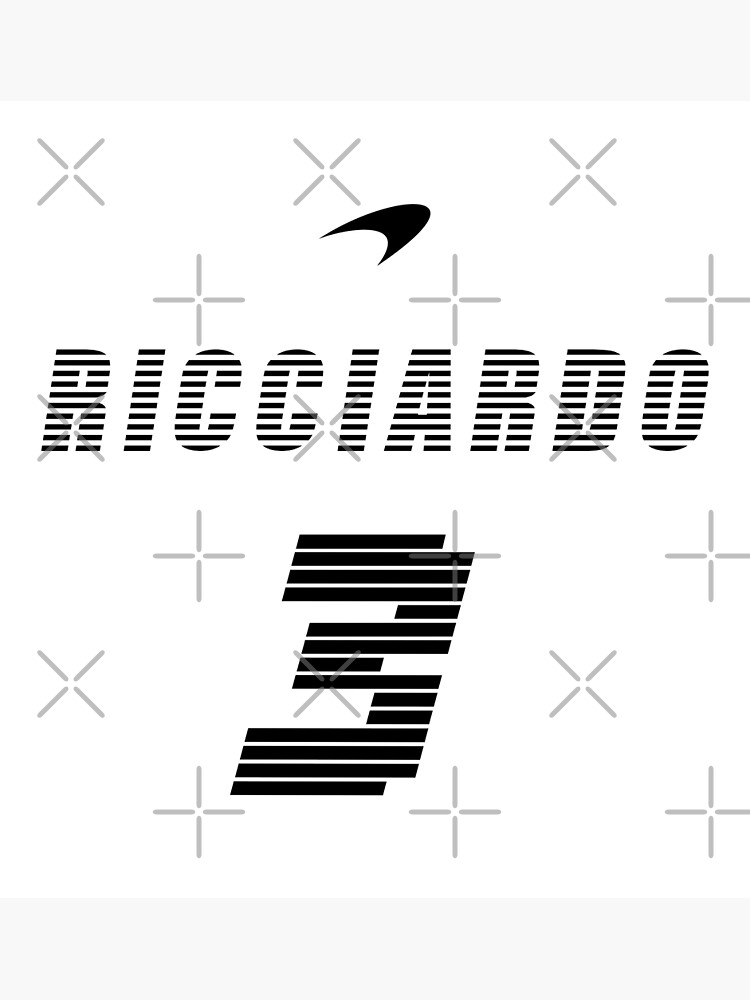 "Ricciardo 3 Mclaren F1 - Daniel Ricciardo" Poster for Sale by ...