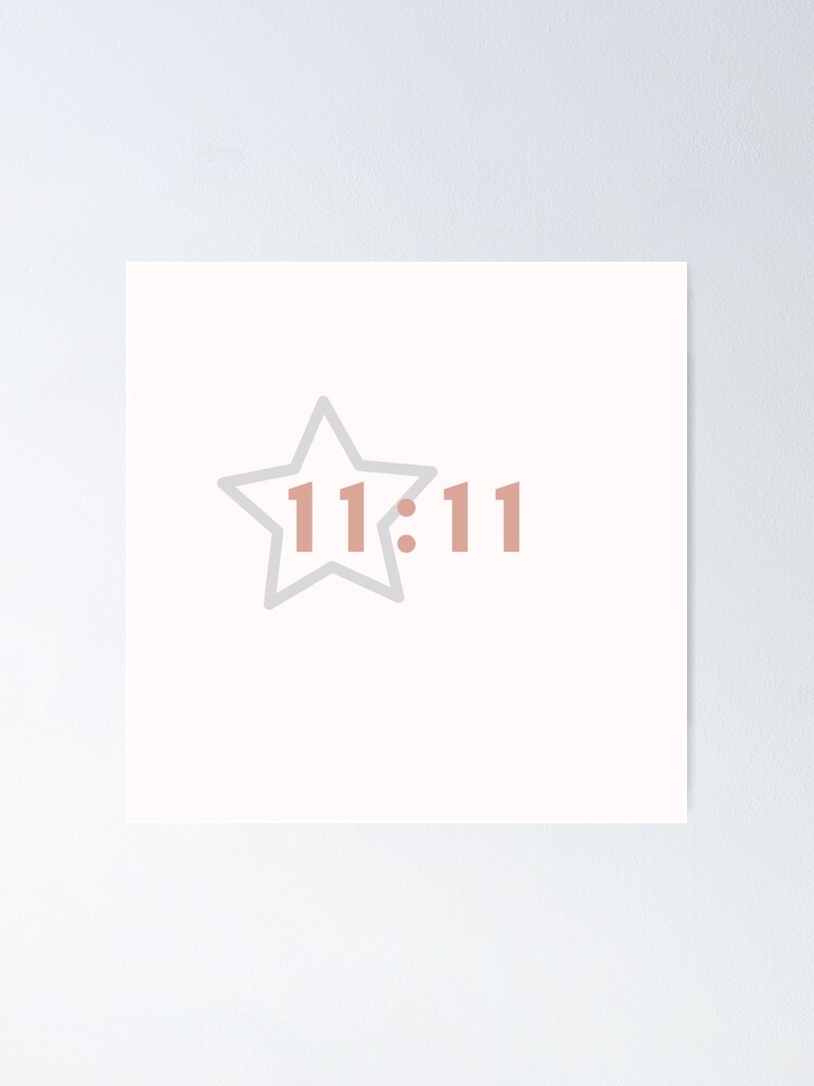 "Angel Number 1111" Poster for Sale by simplybetternow | Redbubble