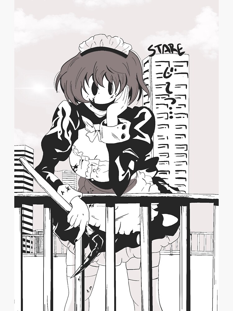 "Maid Mask" Sticker by idraw | Redbubble