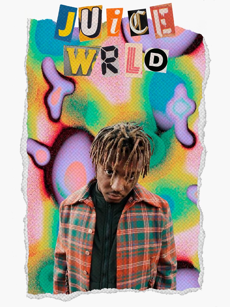 "JUICE WRLD - PAPER STYLE" Sticker by freshees | Redbubble