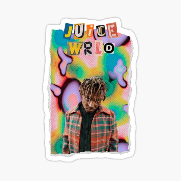 "JUICE WRLD - PAPER STYLE" Sticker by freshees | Redbubble