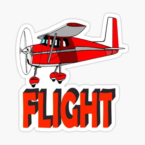"airplane flight" Sticker for Sale by hsosspro | Redbubble