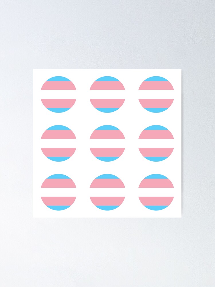 "Trans Flag Circle Sticker Pack" Poster for Sale by IdeasForArtists ...