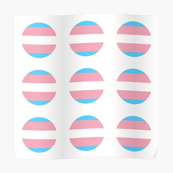 "Trans Flag Circle Sticker Pack" Poster for Sale by IdeasForArtists ...