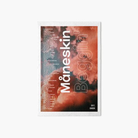 " Maneskin - BEGGIN' | Attach/ Poster / T-shirt" Art Board Print by ...