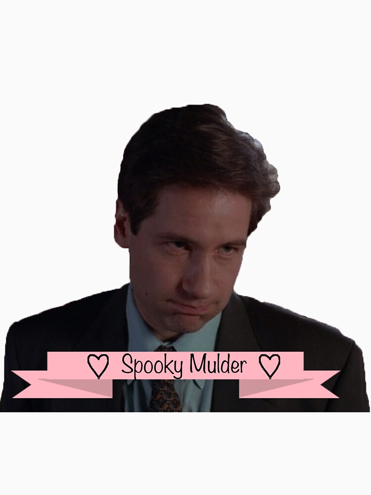 "Spooky Mulder" T-shirt for Sale by sarahntaylor | Redbubble | fox ...