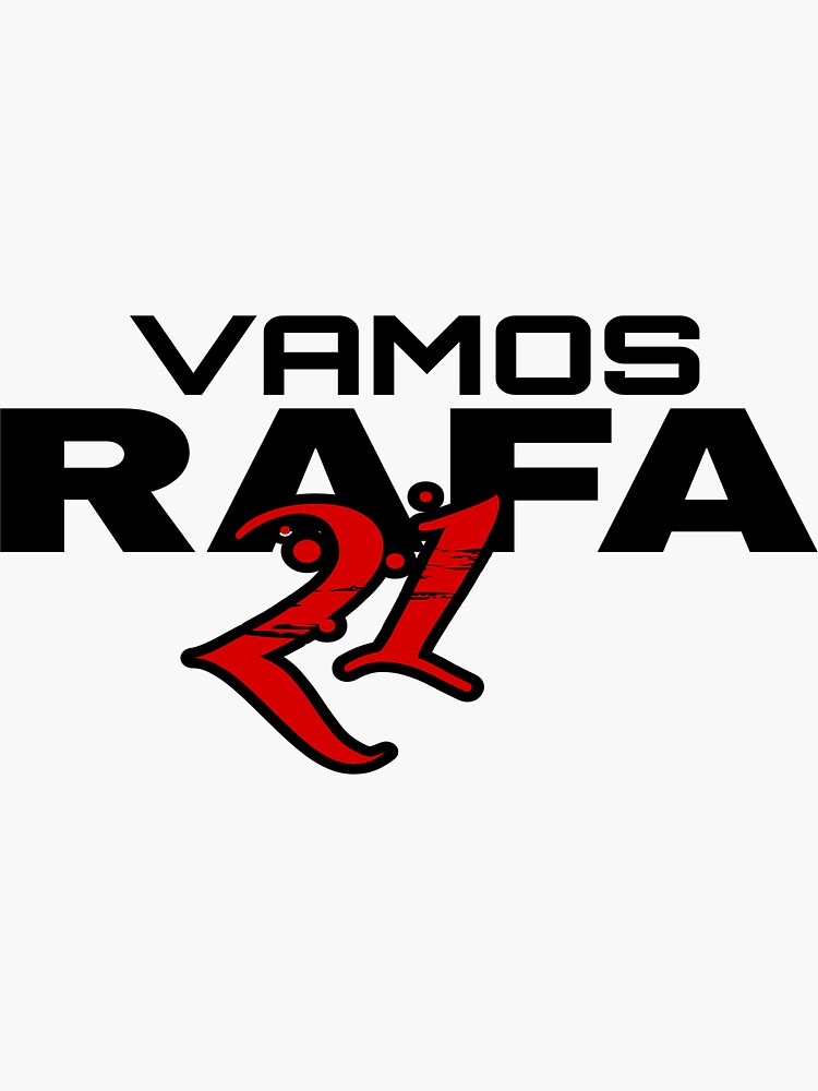 "VAMOS Rafa 21" Sticker for Sale by NADAkarimn | Redbubble