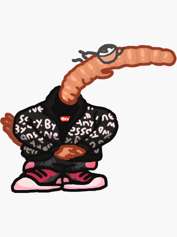 "Shrimp With The Drip Smiling Friends" Sticker for Sale by potatobros73 ...