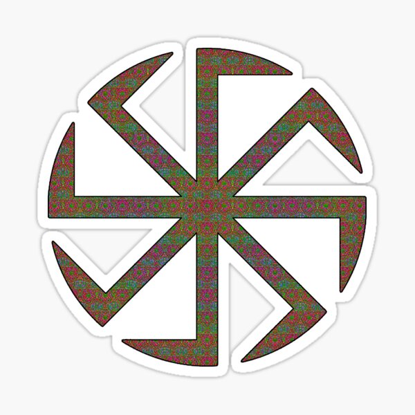 "Slavic Swastika" Sticker by indusdreaming | Redbubble