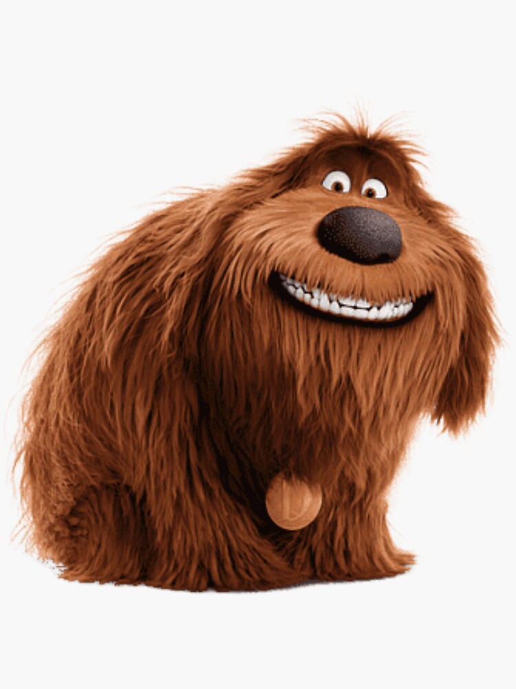 "Duke Secret life of pets dog" Sticker for Sale by sorryimbusy | Redbubble