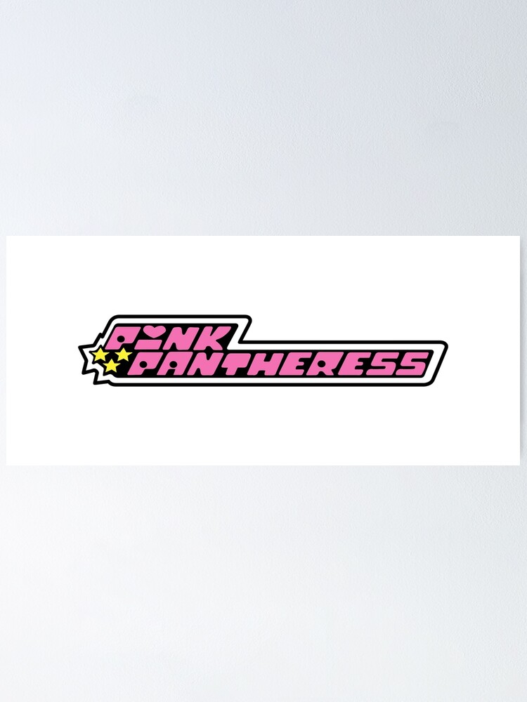 "Pink Pantheress Logo" Poster by Novaque | Redbubble