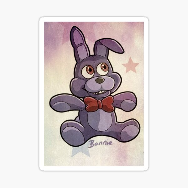 "Bonnie the Bunny" Sticker by ToxicBabyPowder | Redbubble