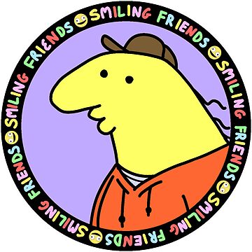 "[UNSHADED] Charlie - Smiling Friends" Sticker for Sale by vamp1rebunny ...