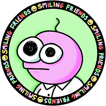 "Pim - Smiling Friends" Sticker for Sale by vamp1rebunny | Redbubble