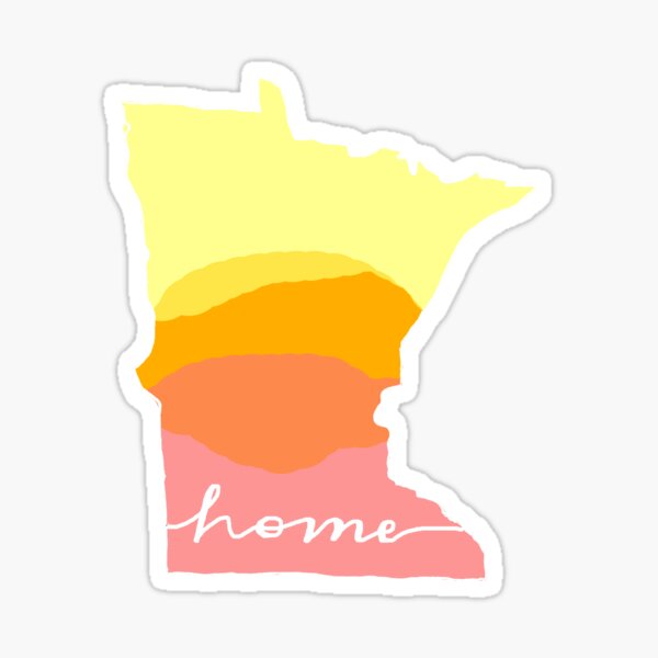 State Of Minnesota Stickers | Redbubble