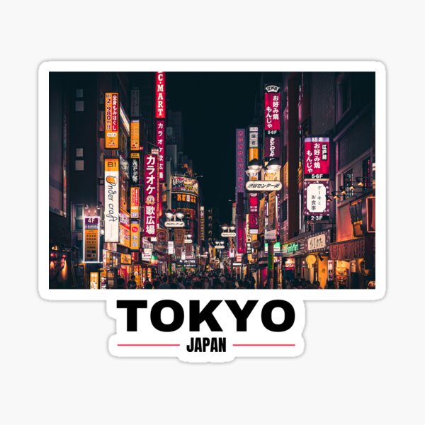 "Tokyo" Sticker by wintklc | Redbubble