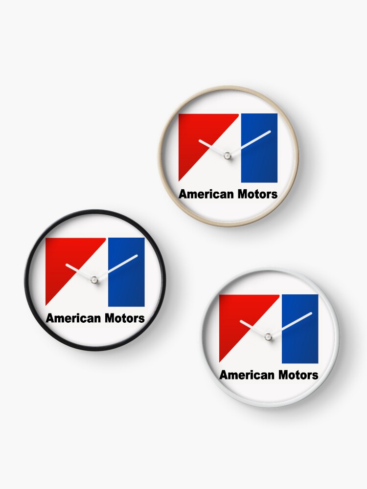 "American Motors Corporation (AMC) Logo" Clock for Sale by GarageGarb ...