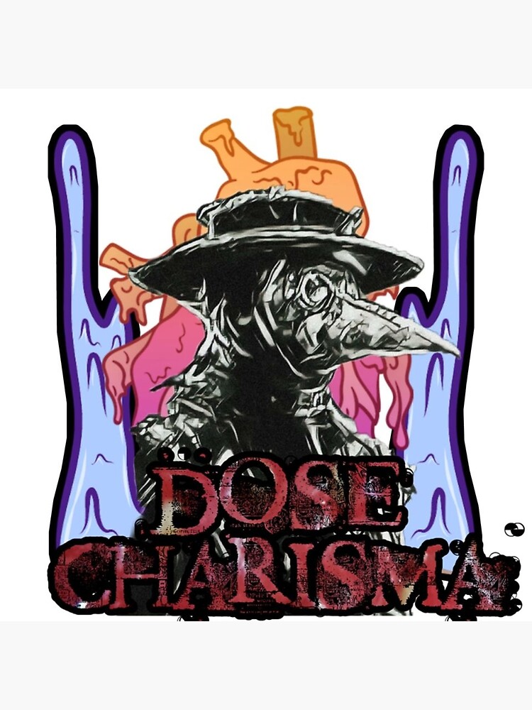 Póster «Logotipo de Dose Charisma Dr.Death White 1» de Docs-Lab | Redbubble