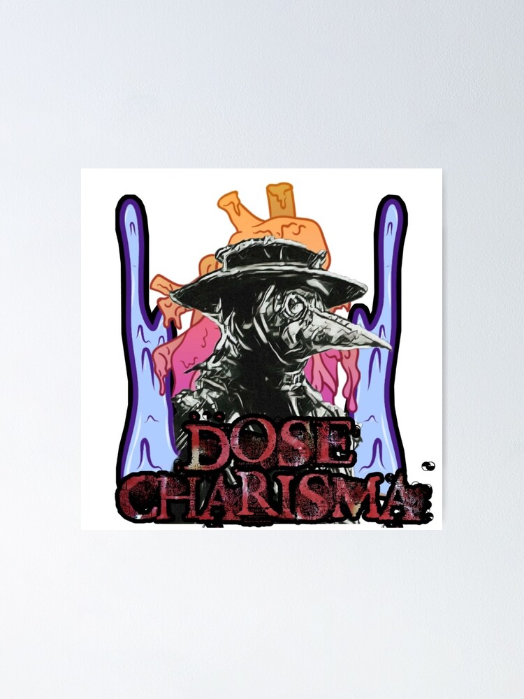 Póster «Logotipo de Dose Charisma Dr.Death White 1» de Docs-Lab | Redbubble