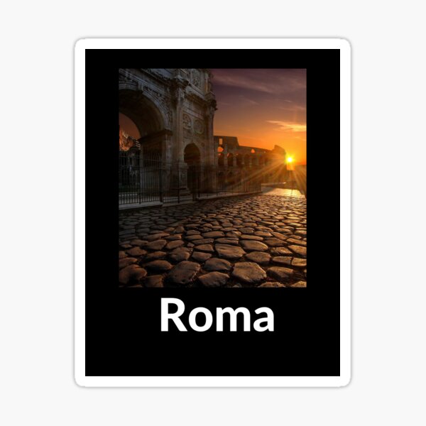 "Roma" Sticker for Sale by kkarlstrom | Redbubble
