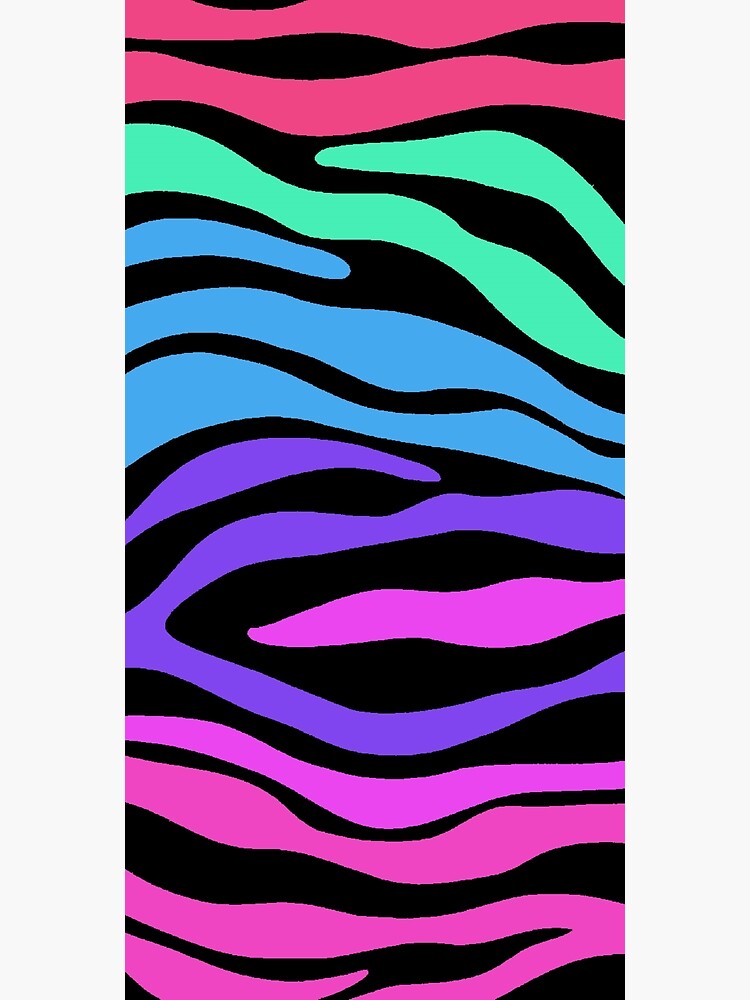 "Zebra Pattern In Colors" Poster for Sale by Romero80 | Redbubble