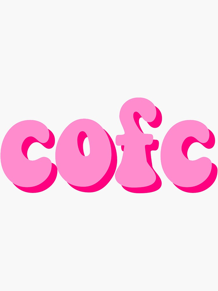 "pink cofc!" Sticker by barrybbenson | Redbubble