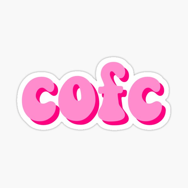"pink cofc!" Sticker by barrybbenson | Redbubble