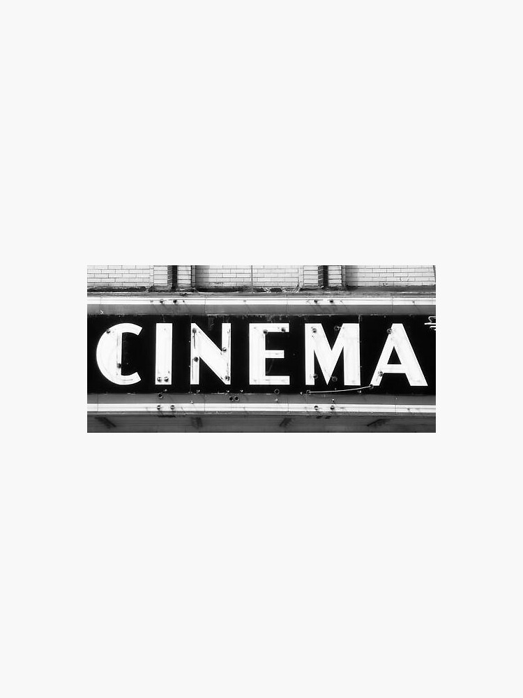 "Cinema " Sticker for Sale by Singerevita | Redbubble
