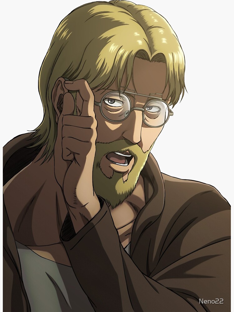 "Zeke Yeager Glasses" Sticker by Neno22 | Redbubble