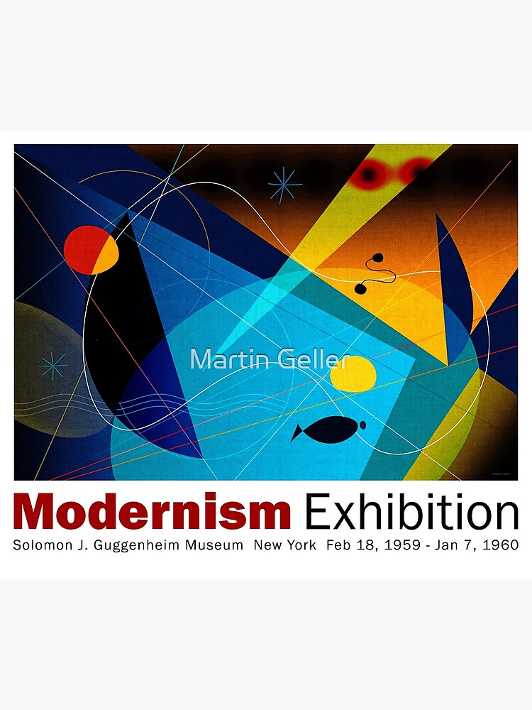 "Modernism Exhibition Poster" Poster for Sale by BLTV | Redbubble
