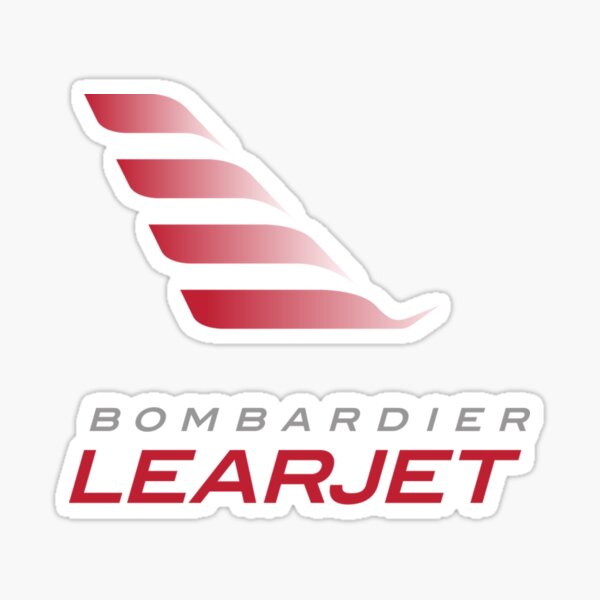 "Bombardier Learjet" Sticker for Sale by genugama | Redbubble