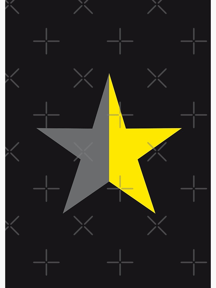 Lámina fotográfica «Bandera de estrella de Ancap, anarcocapitalismo ...