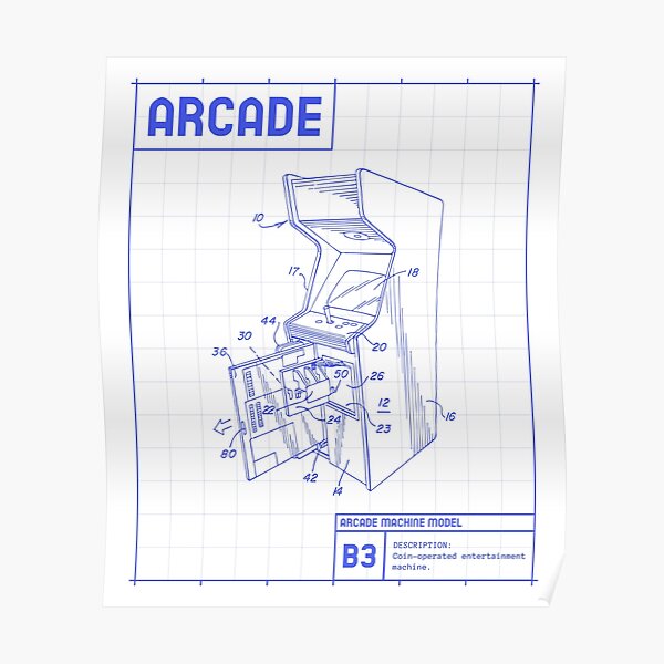 "Arcade Machine" Poster for Sale by MattheMan07 | Redbubble