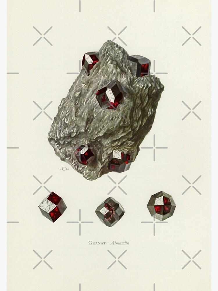 "ALMANDINE, GARNET MINERAL" Sticker for Sale by garymohr90 | Redbubble
