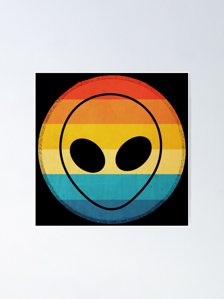 "Classic alien head - Extraterrestrial activity" Poster for Sale by ...