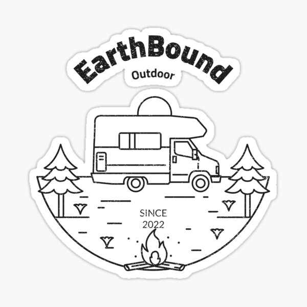 "EarthBound Camper" Sticker by EarthBoundSp | Redbubble