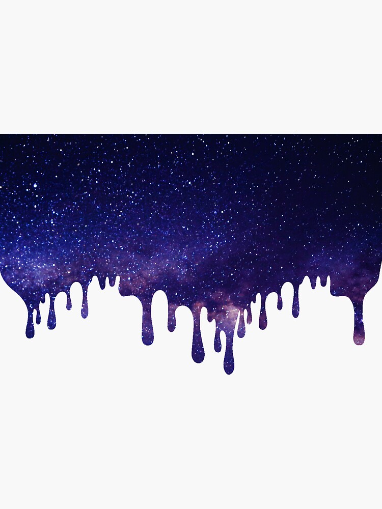 "Dripping Galaxy" Sticker for Sale by sewohayami | Redbubble