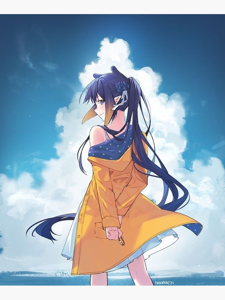 "Violet || Ninomae Ina'nis " Poster for Sale by AszaAri | Redbubble