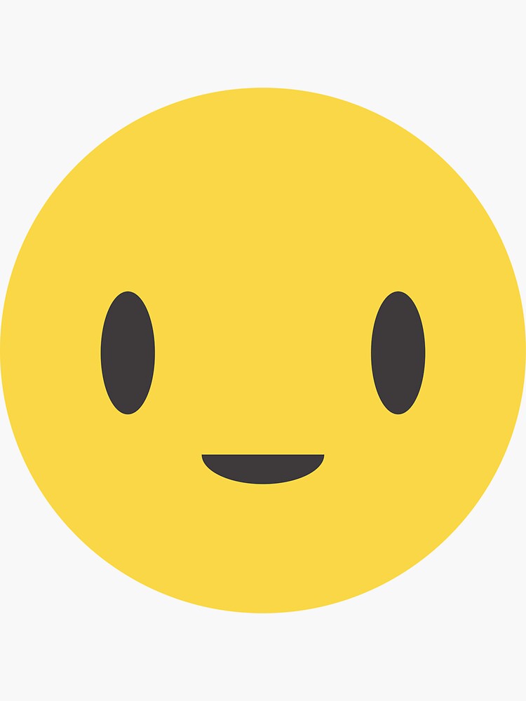 "Smiley Face" Sticker for Sale by E-Mess | Redbubble