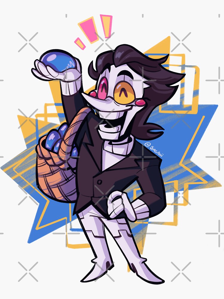 Pegatina «Sticker de Spamton con canasta de pipis» de Snekoii-shop ...